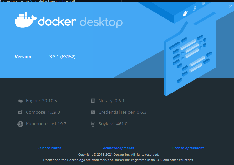 Docker fails to start on Windows 10 : Cancellation token triggered before we finished reading ...