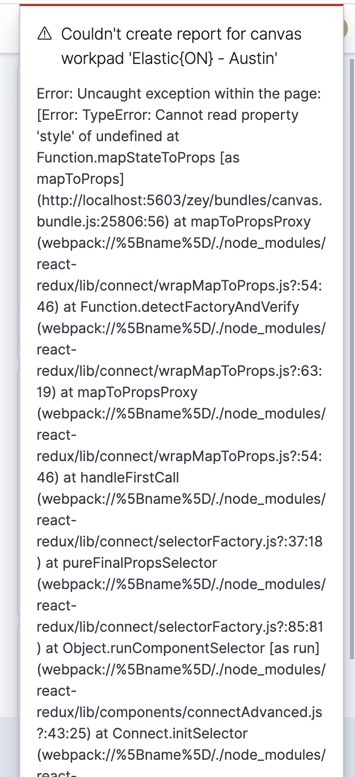 [Canvas] PDF Generation consistently fails · Issue #39417 · elastic ...