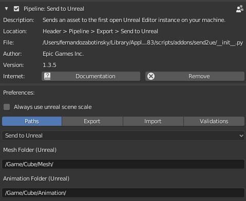 Send to Unreal - Mac OSX Address already in use · Issue #9 · EpicGamesExt/BlenderTools · GitHub