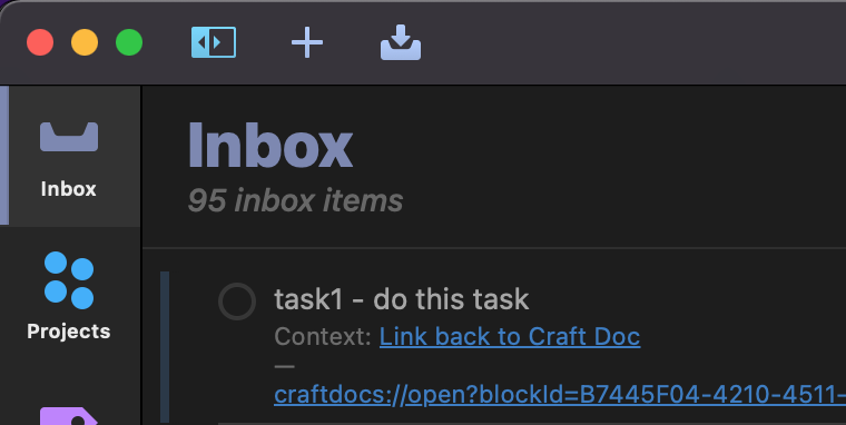 Feature Request: Add Craft block's deeplink to the target (OmniFocus) description · Issue #2 ...