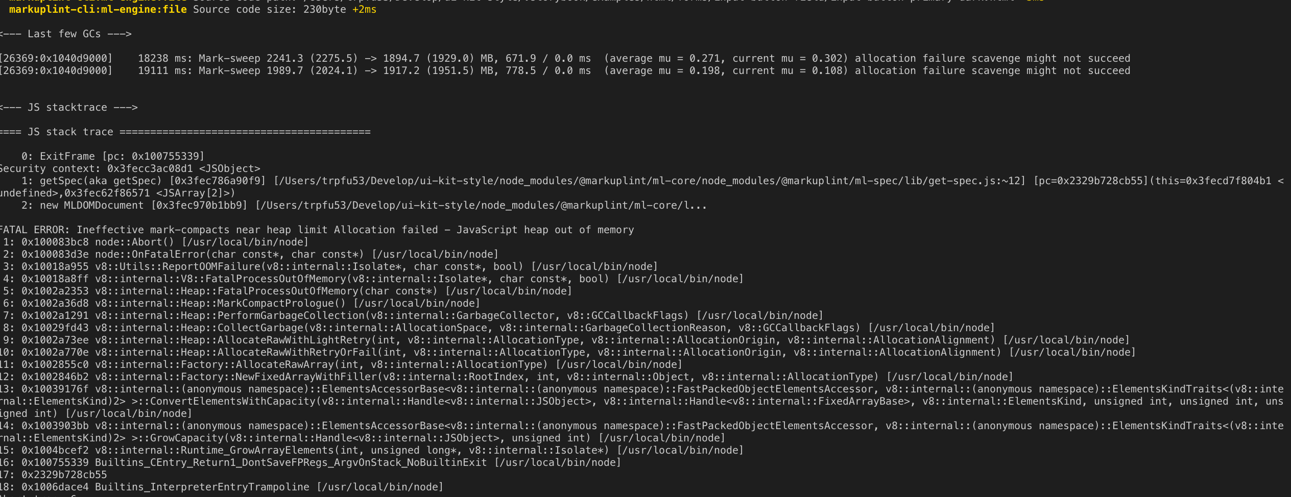 HTML Spec inclusion timing out without valid errors/warnings · Issue #363 · markuplint ...