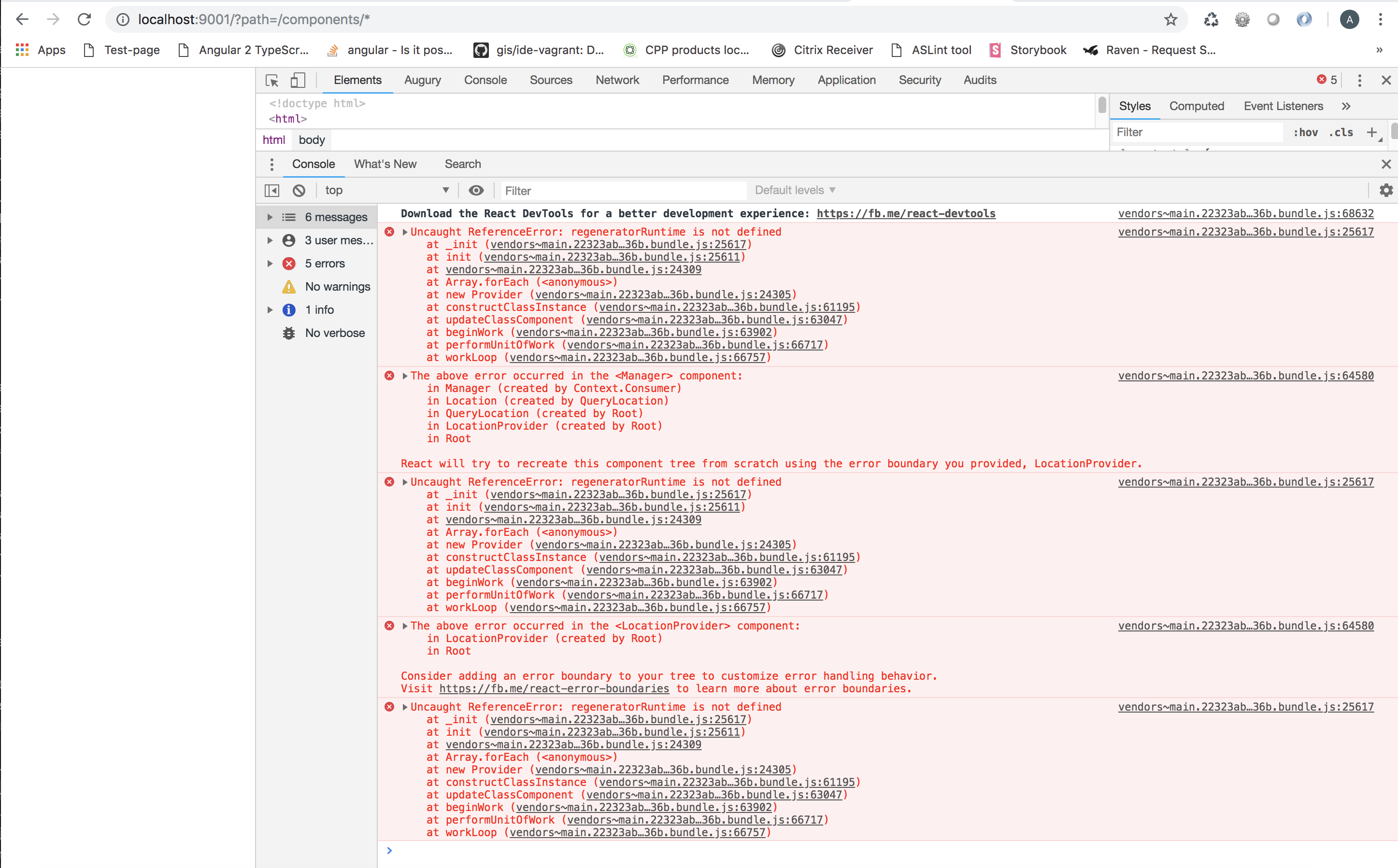 Angular storybook does not start up on 5.0.0-alpha.0 @next · Issue #5235 · storybookjs/storybook ...