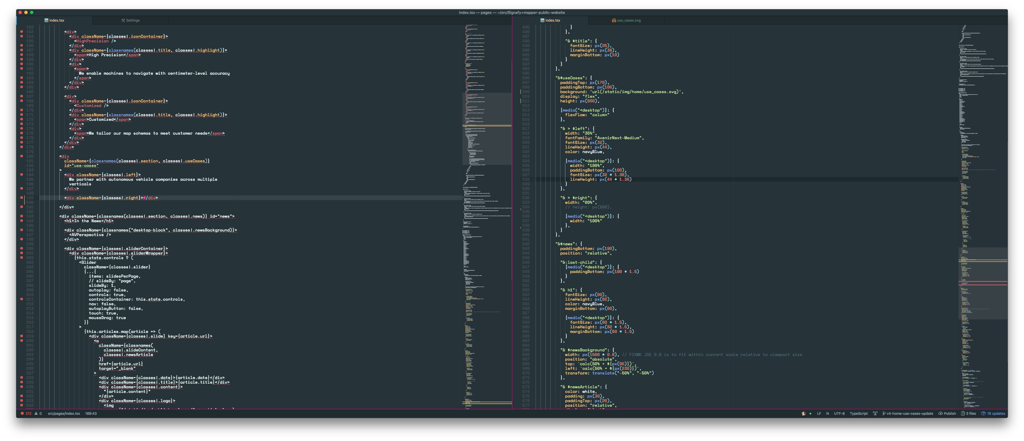 different color with tree sitter than with not tree sitter · Issue #18120 · atom/atom · GitHub