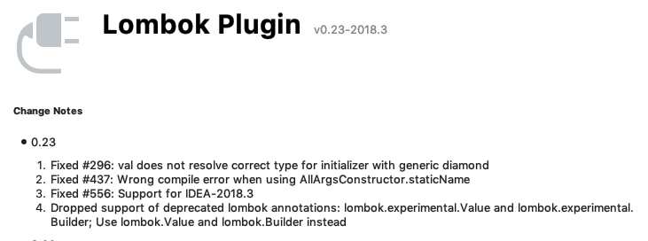 Not support idea 2018.3 · Issue #556 · mplushnikov/lombok-intellij-plugin · GitHub