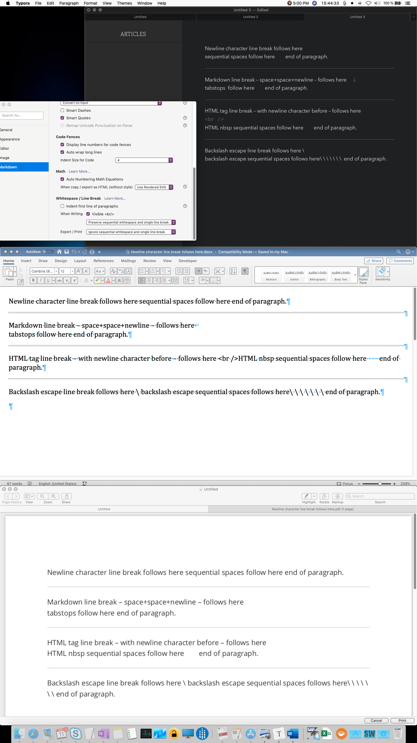 Line Break Shows As Text In Word Export · Issue 3246 · Typoratypora Issues · Github