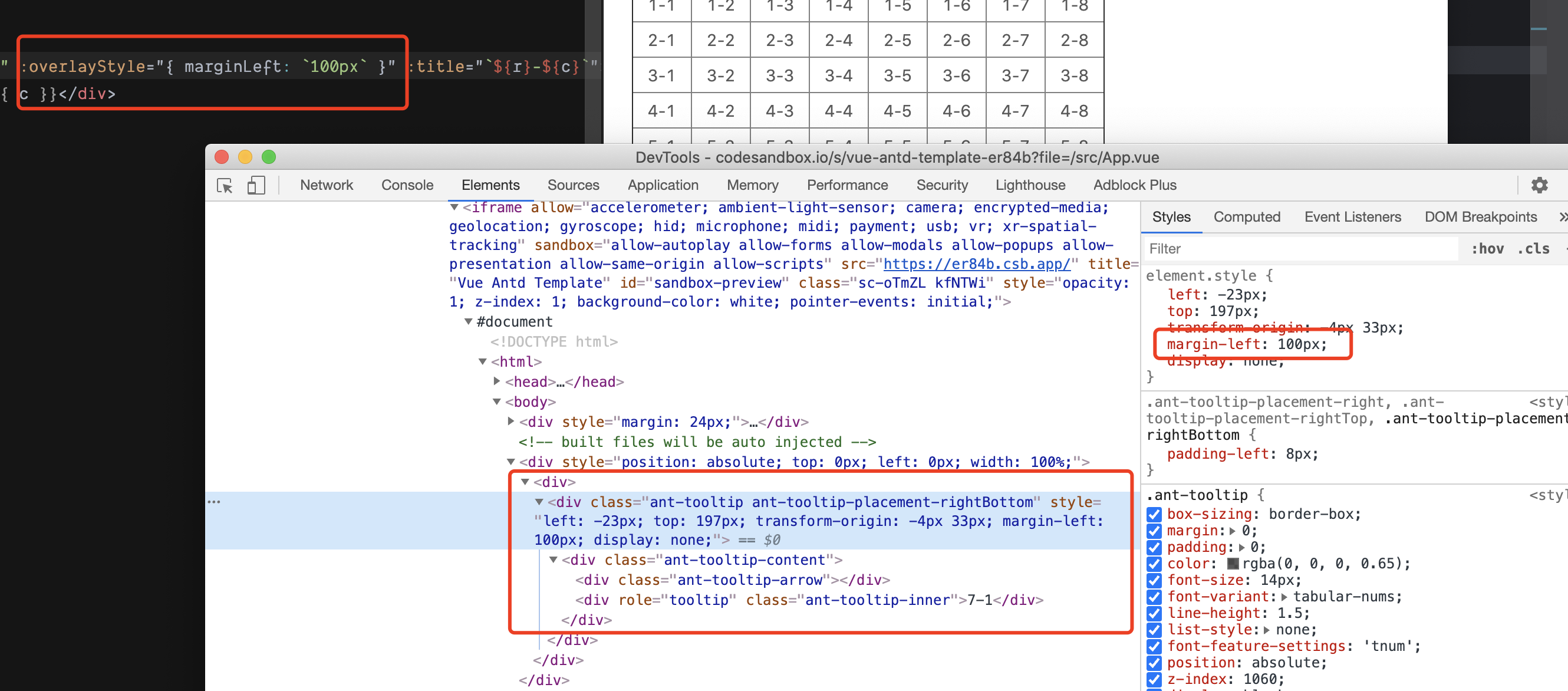 Tooltip在表格中无法设置位置偏移 · Issue #2544 · vueComponent/ant-design-vue · GitHub