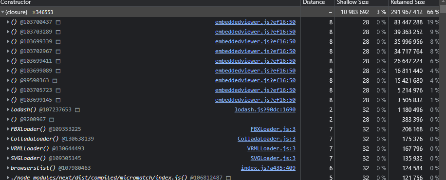 Context and Closure Memory Leaks · Issue #321 · kovacsv/Online3DViewer · GitHub