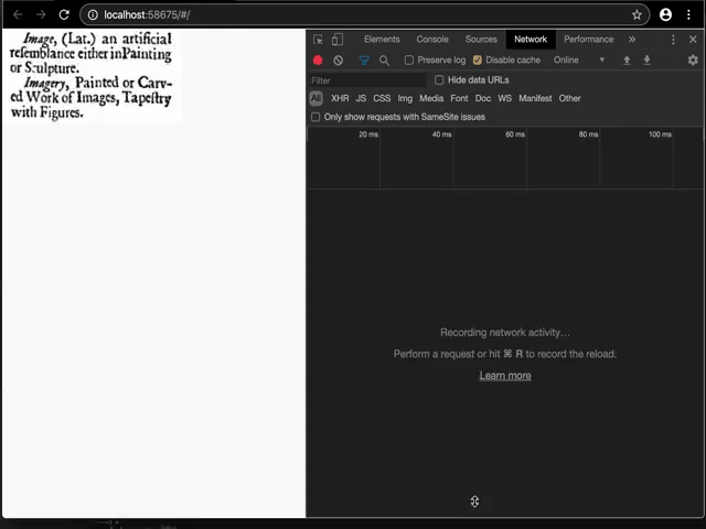 [web] Image.network() requests an image every screen redraw when caching is disabled in the ...