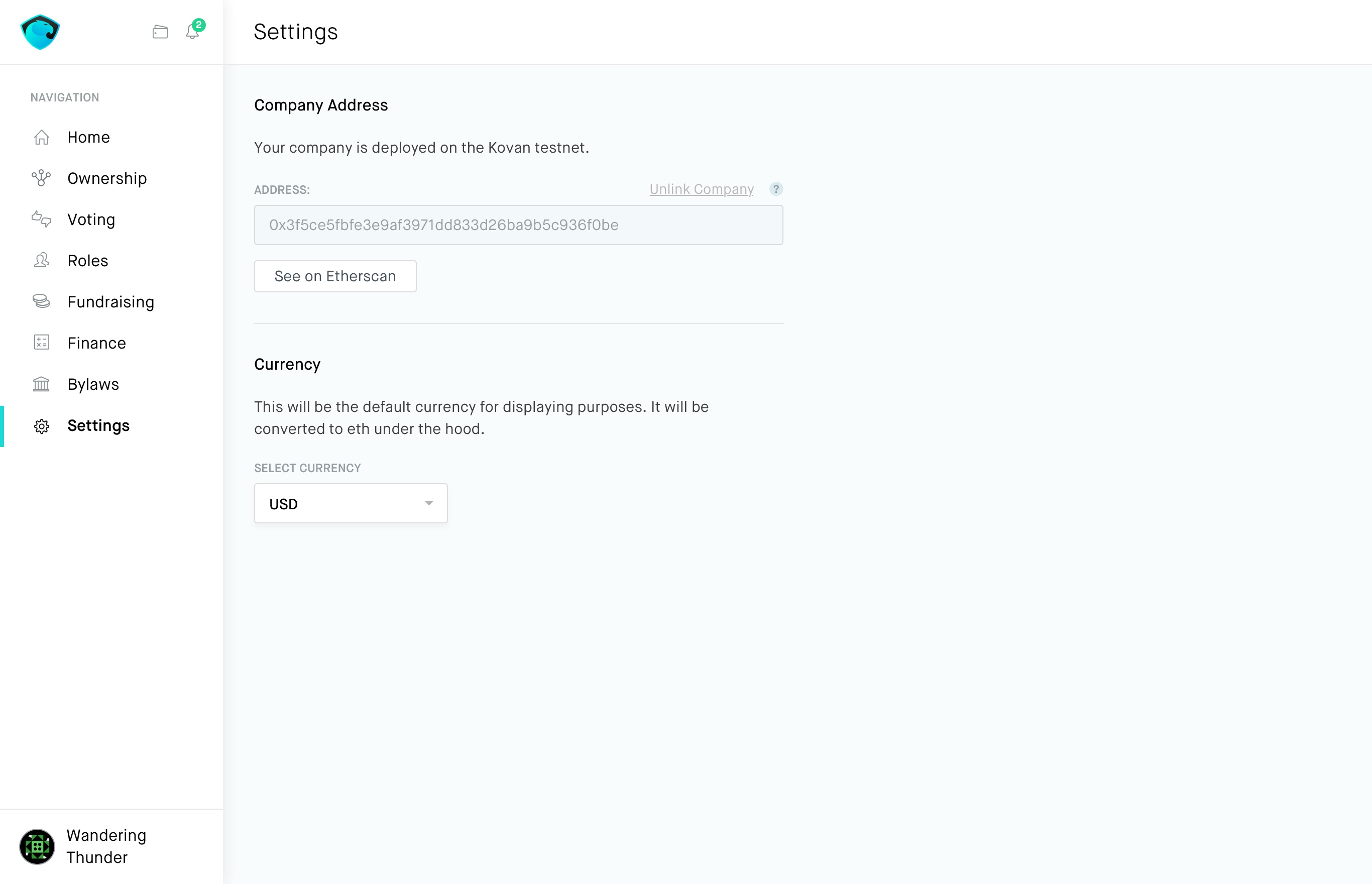 Settings app design UX · Issue #43 · aragon/client · GitHub