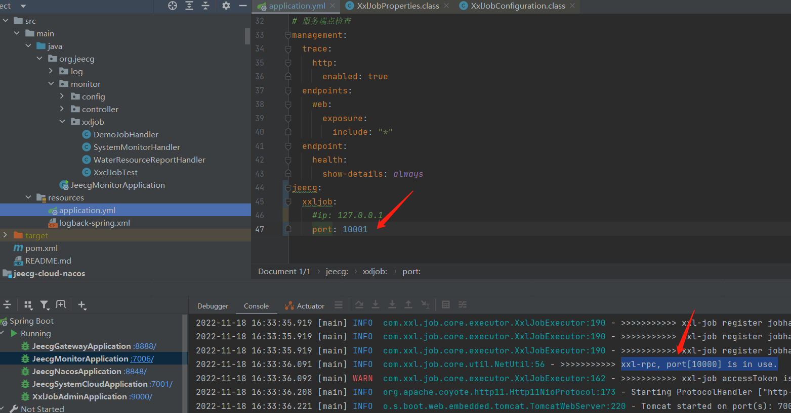 xxljob指定执行器端口无效 · Issue #4252 · jeecgboot/JeecgBoot · GitHub