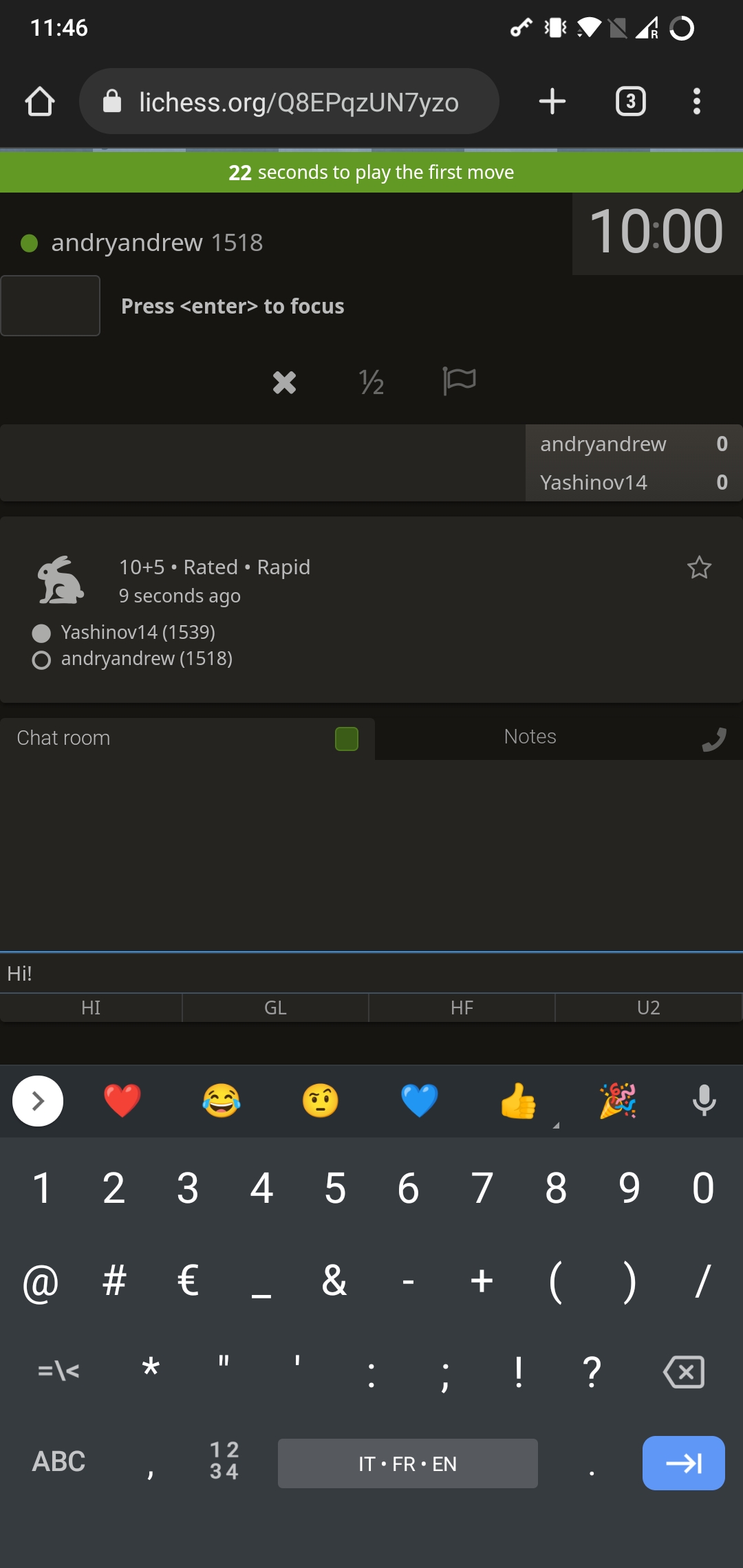 Cannot Enter Chat Messages On Chrome Android · Issue 12111 · Lichess Orglila · Github 