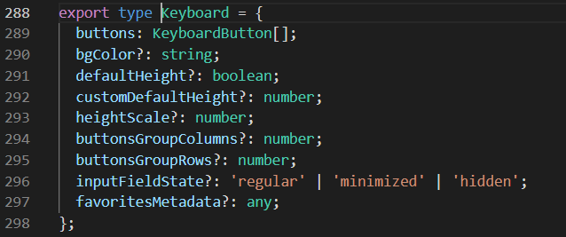 [Viber] An issue with creating Keyboard · Issue #652 · bottenderjs/messaging-apis · GitHub