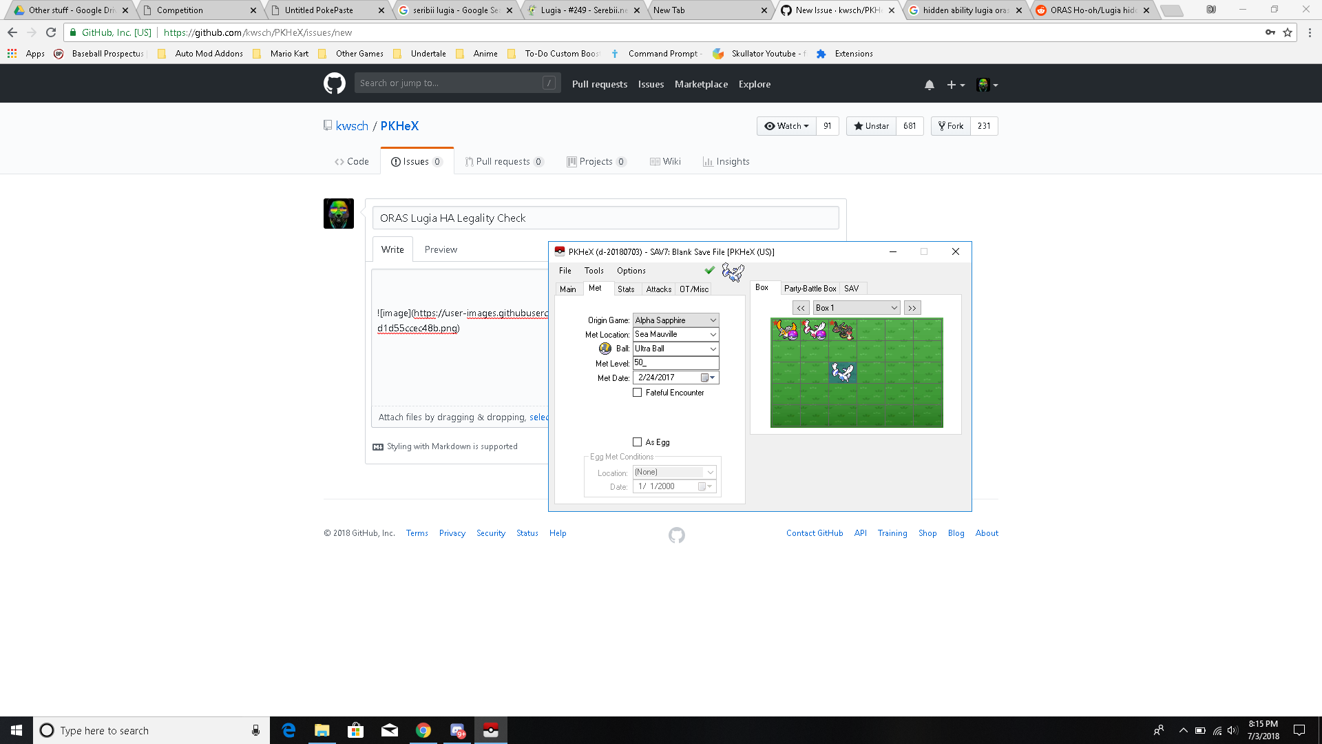 ORAS Lugia HA Legality Check · Issue #2041 · kwsch/PKHeX · GitHub