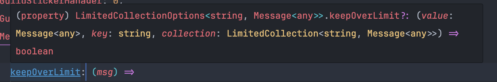 Async cache functions (filter/keepOverLimit) · Issue #9738 · discordjs/discord.js · GitHub