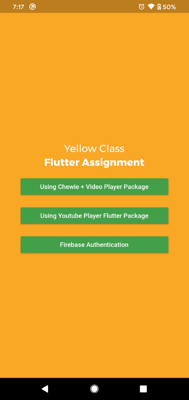 GitHub - rishavrajjain/FlutterAssignment: Simple application to play video