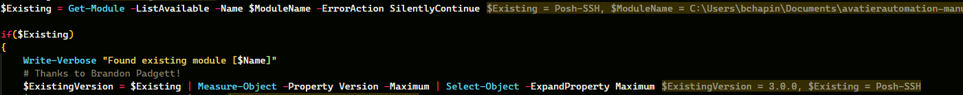 Posh Ssh From Psgallery Is Not Compatible With Psdepend Due To Semantic Versioning Mismatch