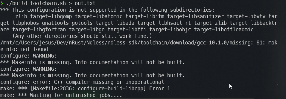 Help with compiling SDK? · Issue #271 · ndless-nspire/Ndless · GitHub
