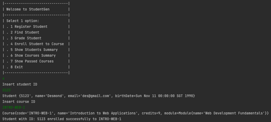 GitHub - desmondlimjw/studentManagement: A Java-based application that ...