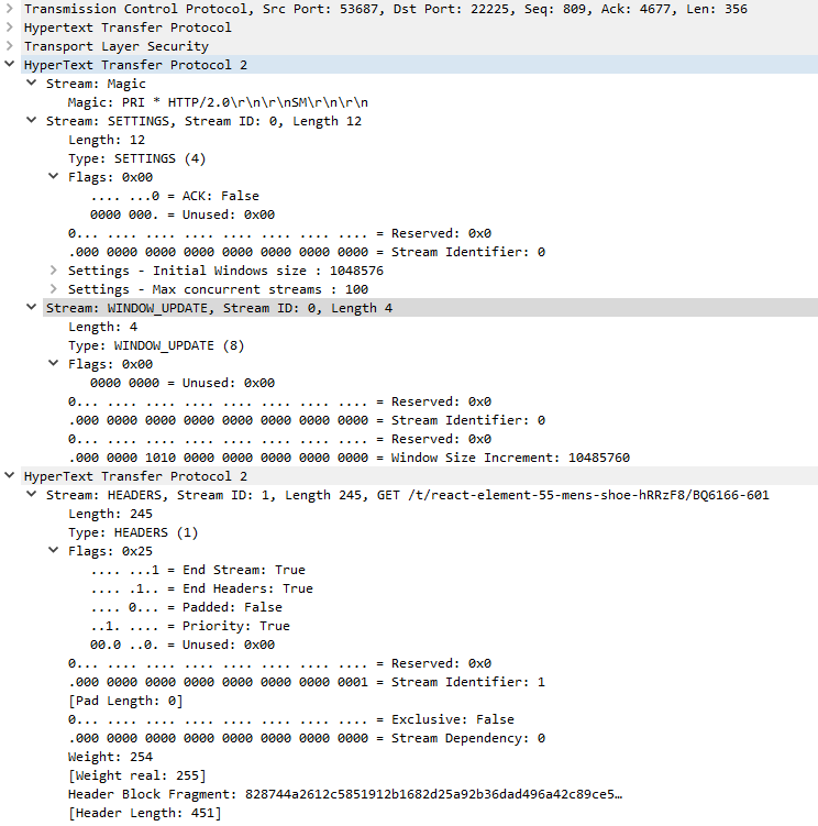HTTP/2 fails to negotiate SETTINGS with remote before initial HEADERS · Issue #1100 · encode ...