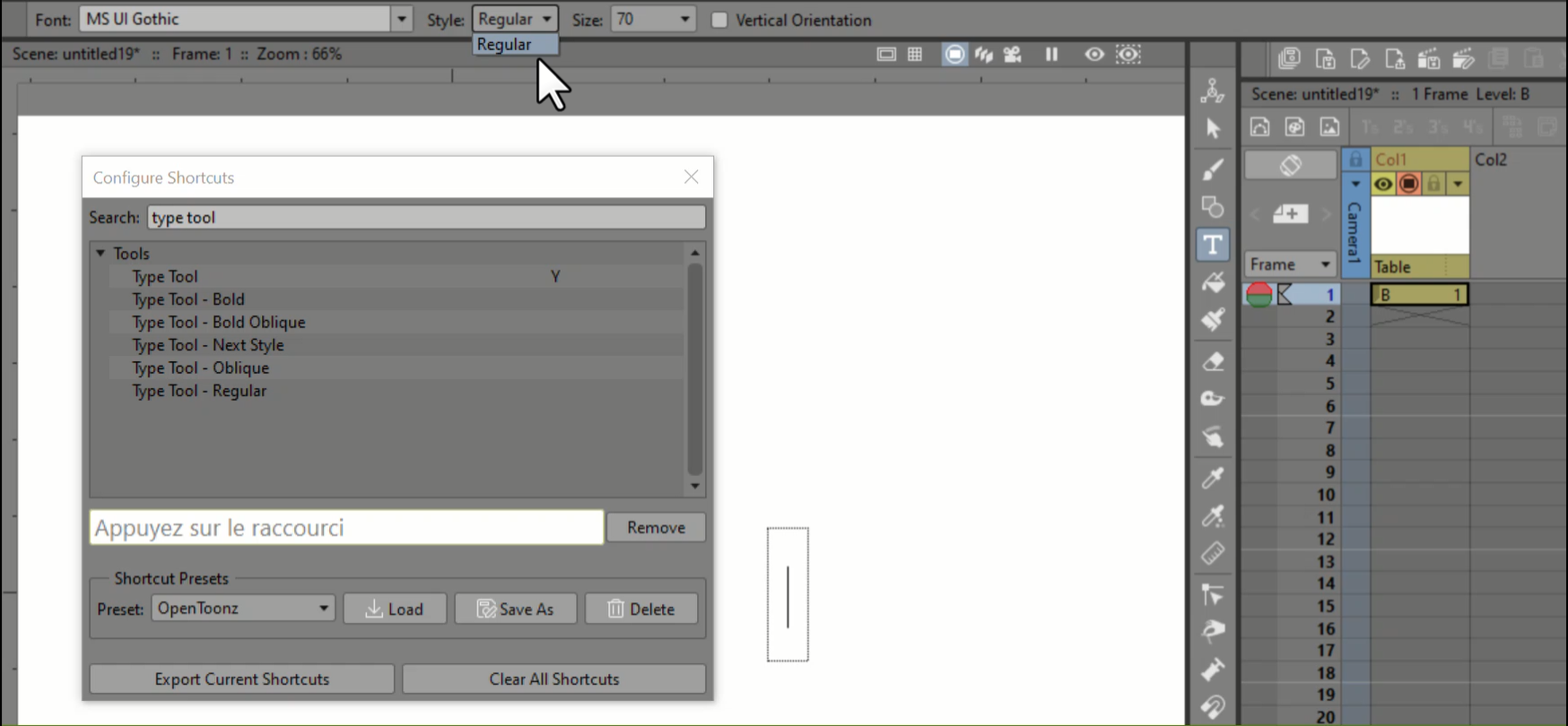 Type tool options missings · Issue #4554 · opentoonz/opentoonz · GitHub