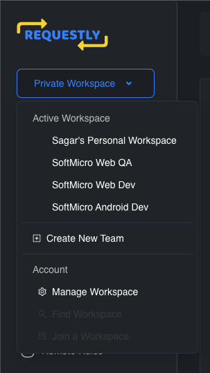 Team Workspaces rolled out to BETA 🎉🎉 · Issue #234 · requestly/requestly · GitHub