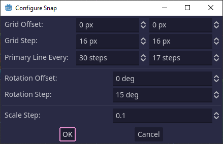 Allow configuring the primary line x/y components independently for the 2d editor grid snap ...