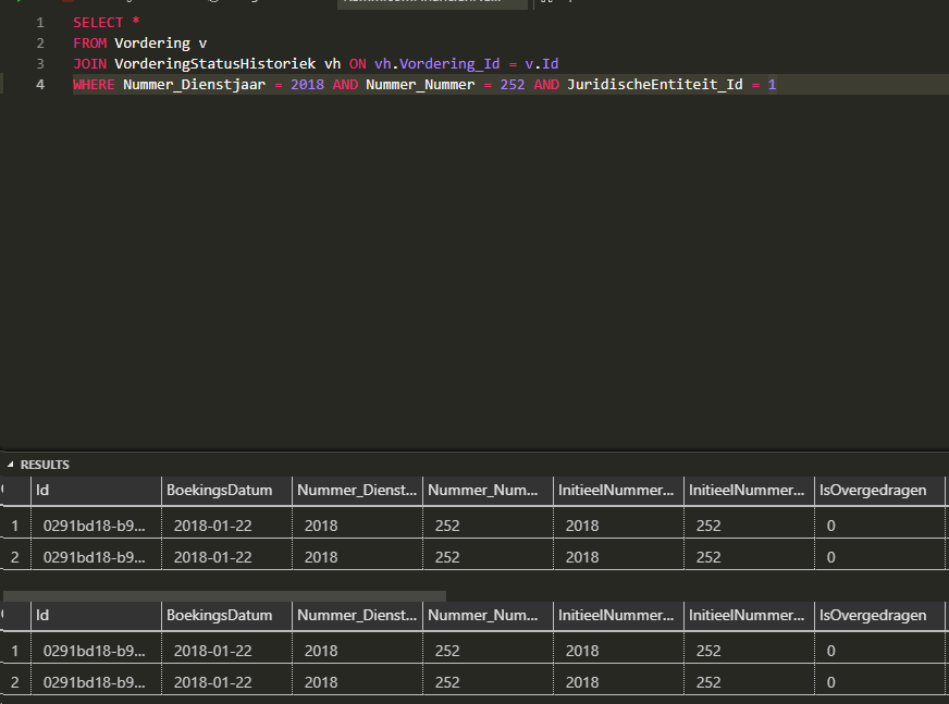 Double results grids · Issue #4041 · microsoft/azuredatastudio · GitHub
