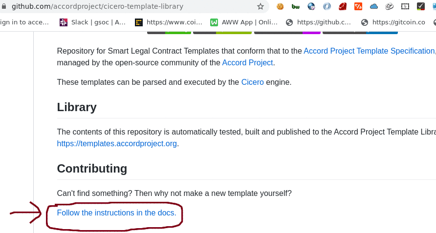 "Follow the instructions in the docs" link in readme is broken · Issue #319 · accordproject ...