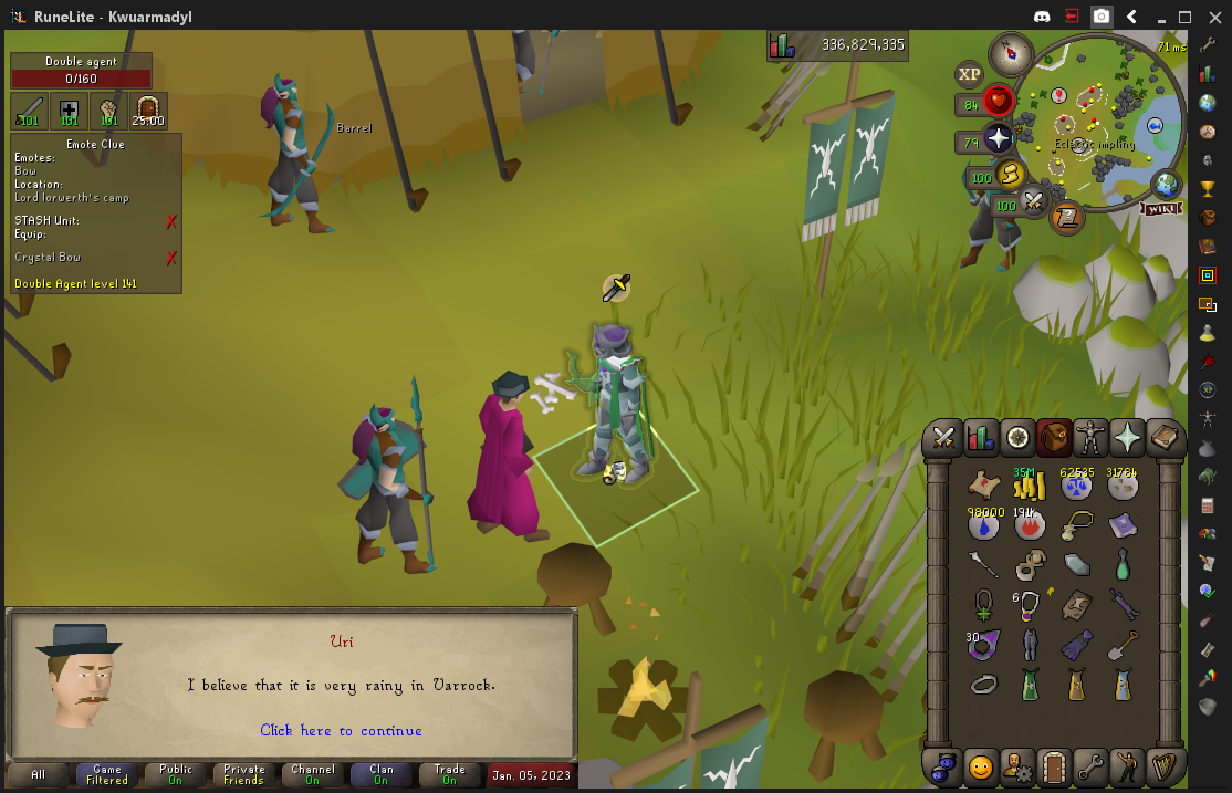 Add Bow Of Faerdhinen To Iorwerth Camp Emote Clue · Issue 16144 · Runelite Runelite · Github