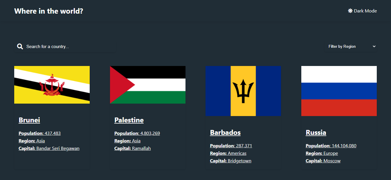 GitHub - TaysonGermano/countries-api: Countries Rest API is a web app ...
