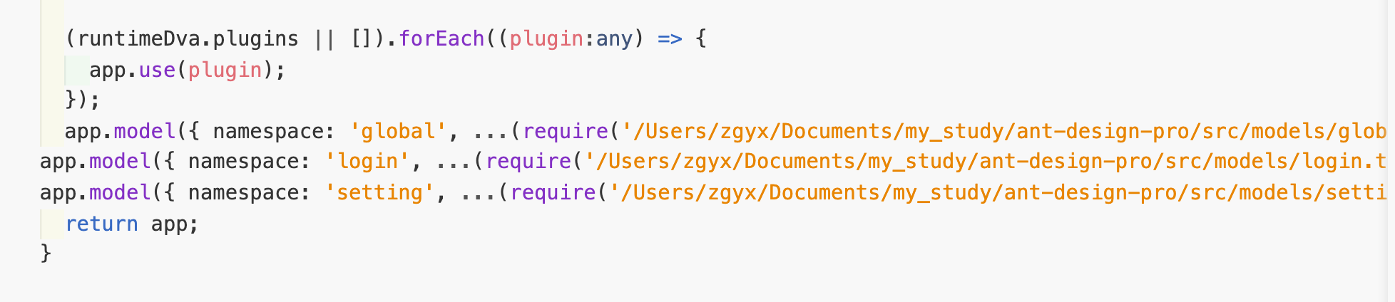 对 src/models/user.ts 包裹了下返回，却打包后未能加载全局user model · Issue #6221 · ant ...