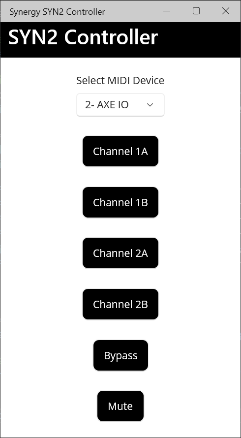 GitHub - fredimachado/Syn2Controller: MIDI controller App for the Synergy SYN2