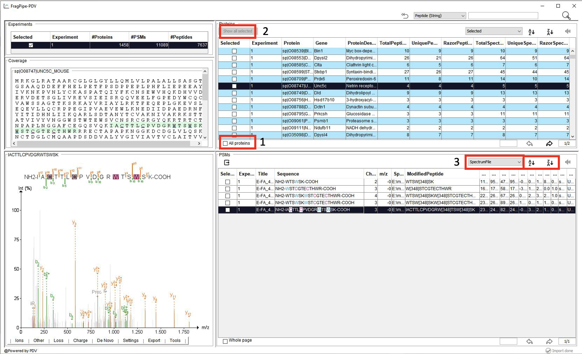 missing features in Fragpipe-PDV · Issue #1137 · Nesvilab/FragPipe · GitHub
