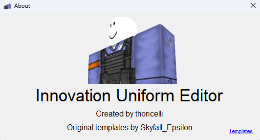 GitHub - thoricelli/Innovation-Uniform-Editor: A program to easily ...