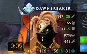 Dawnbreaker's cosmetics not affected by Grimstroke's Dark Portrait ability material · Issue ...