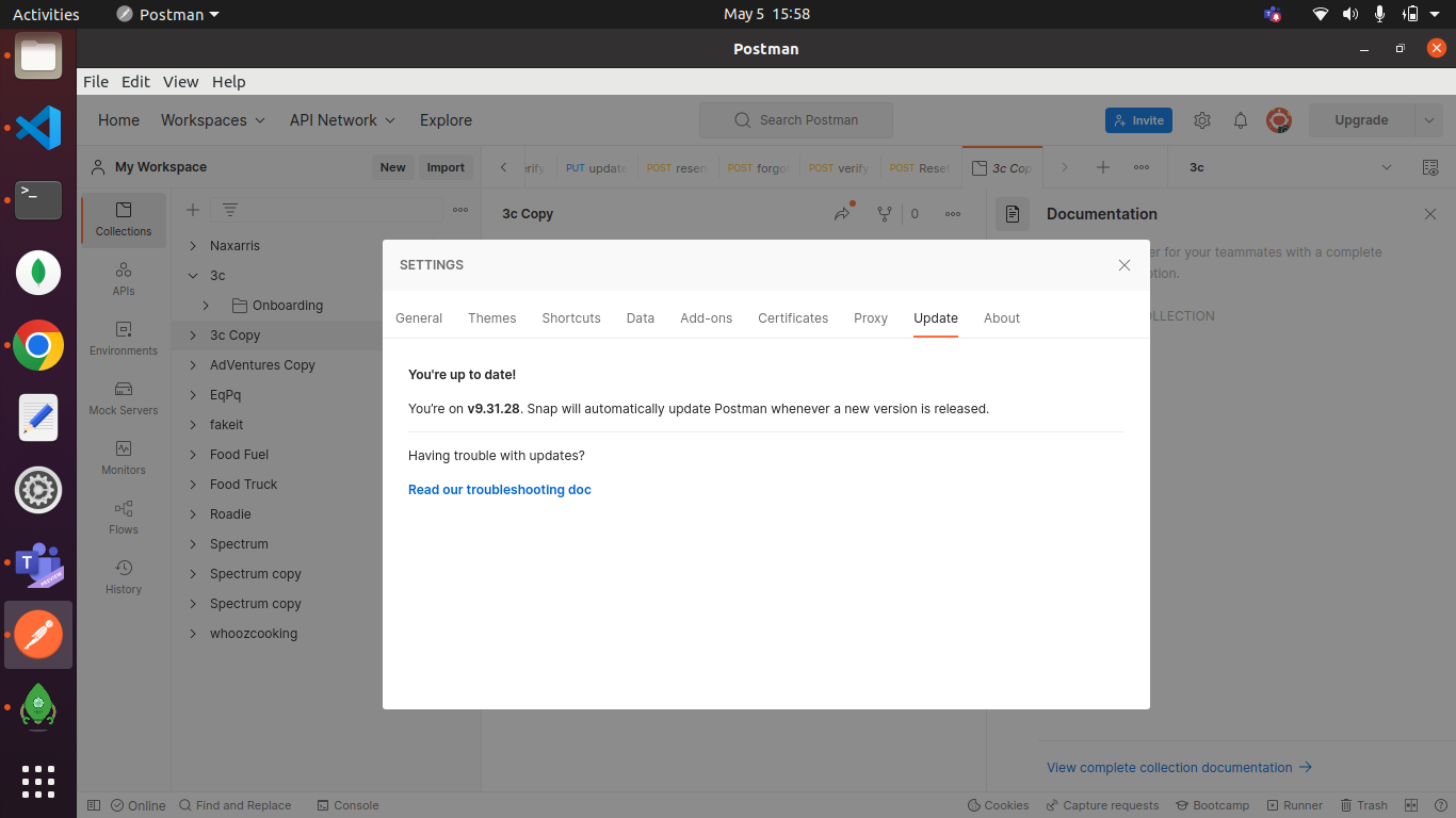Unable To Update A 10 Version · Issue 11987 · Postmanlabs Postman App Support · Github
