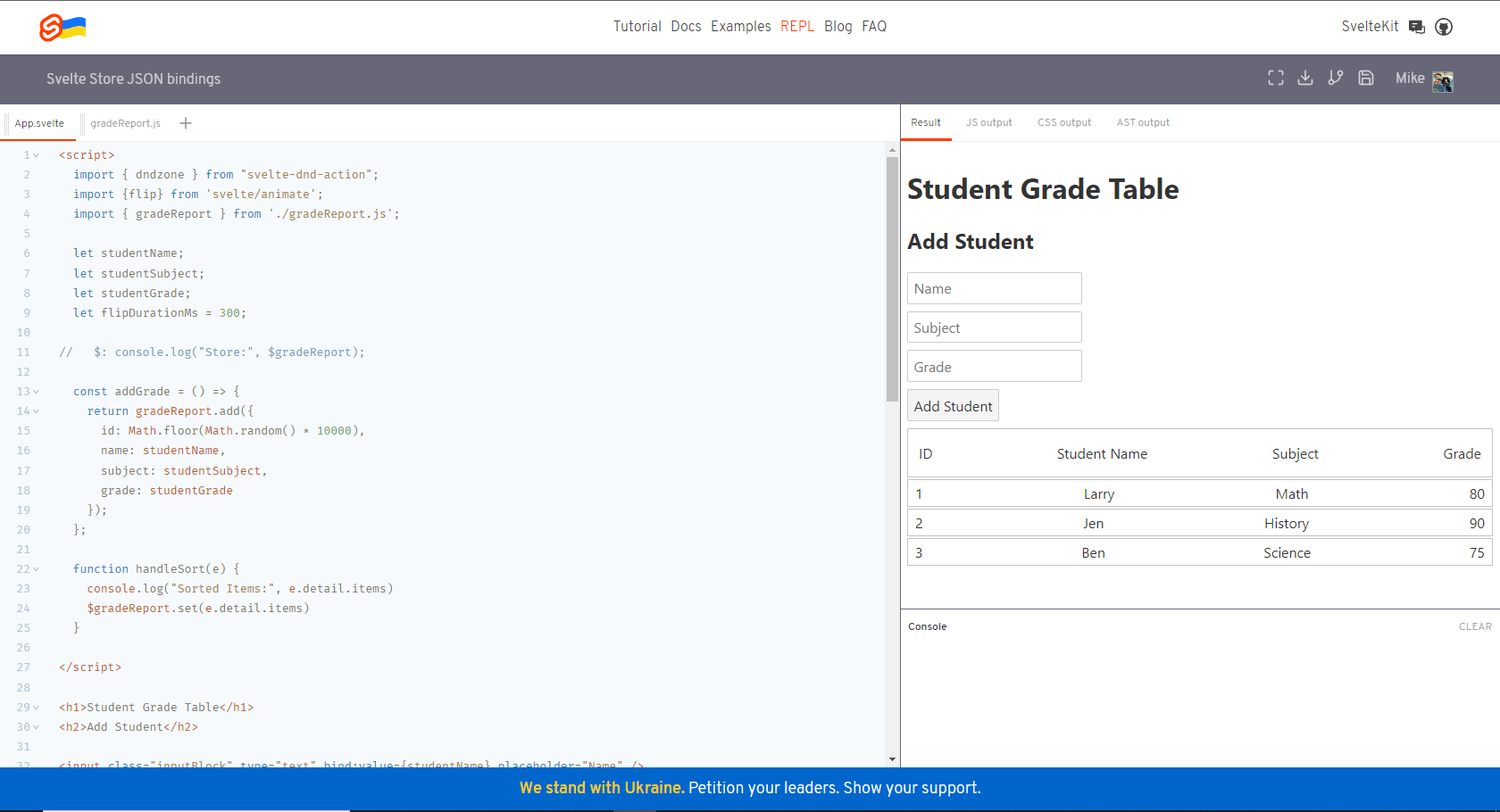 How to use with a Svelte writable store · Issue #396 · isaacHagoel/svelte-dnd-action · GitHub