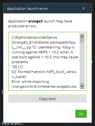 Annoying Error window · Issue #3368 · biolab/orange3 · GitHub