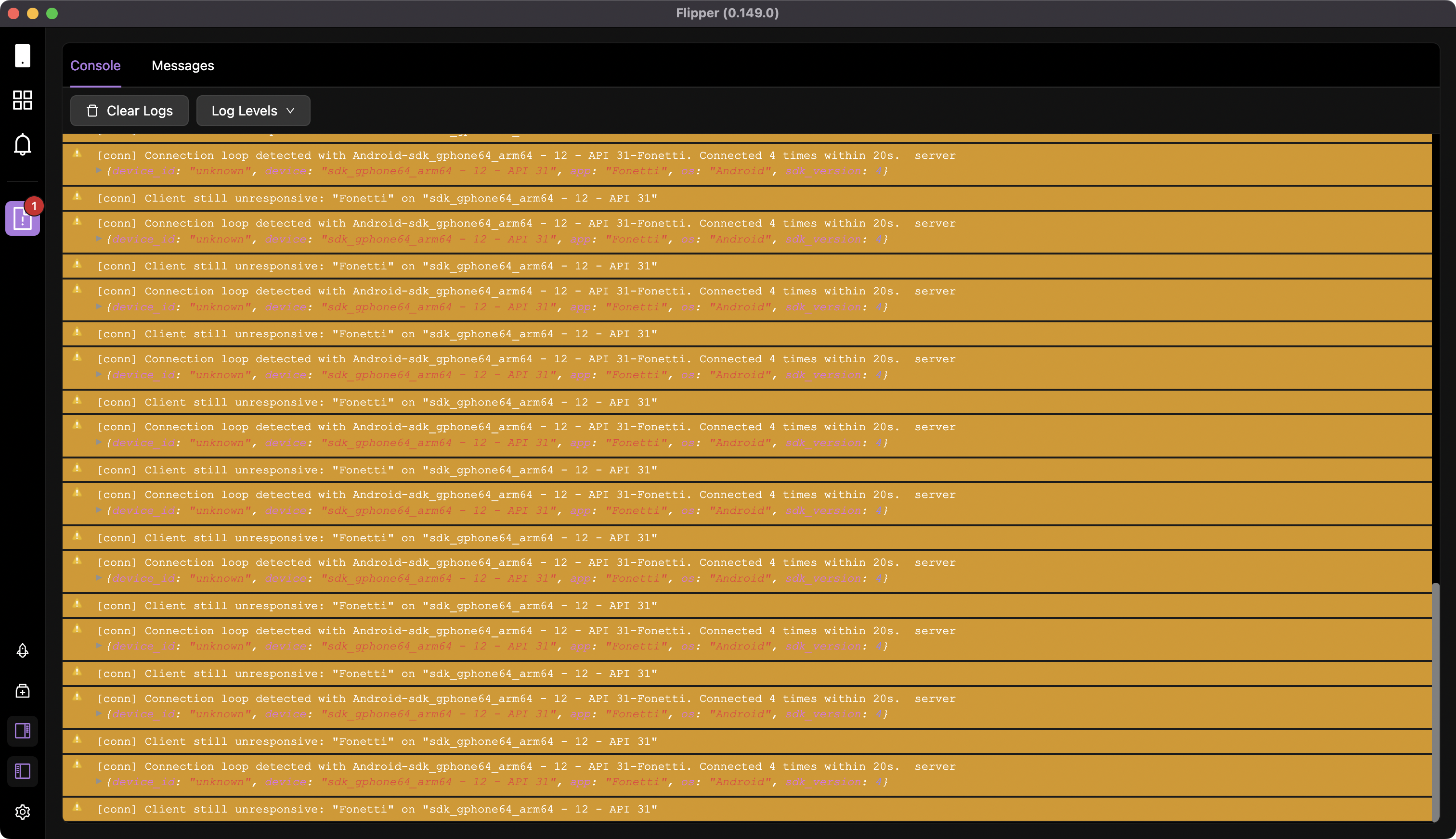 Flipper not connect to Android emulator · Issue #3818 · facebook/flipper · GitHub