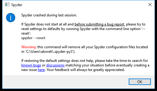 After a power failure, cannot launch spyder · Issue #5102 · spyder-ide ...