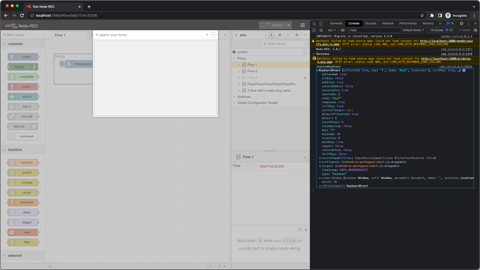 Can't go fullscreen using keyboard shortcut on a Mac · Issue #4204 · node-red/node-red · GitHub