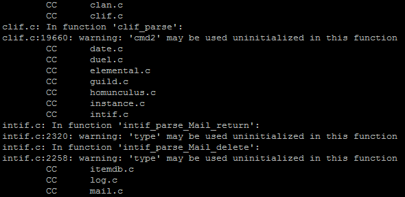 Warning compile cmd2 · Issue #2286 · rathena/rathena · GitHub