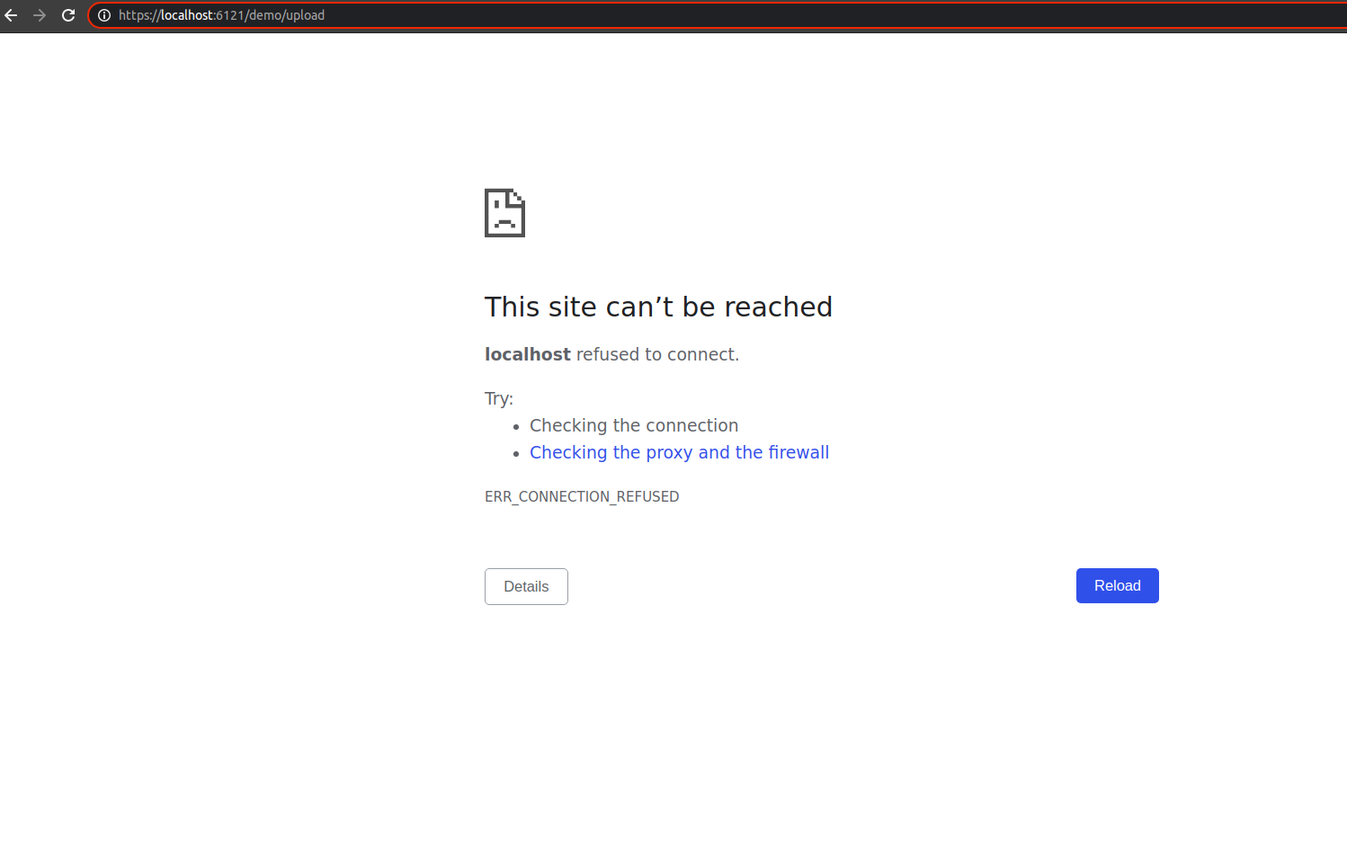 Example Server "/demo/upload" endpoint not working · Issue #2959 · quic-go/quic-go · GitHub