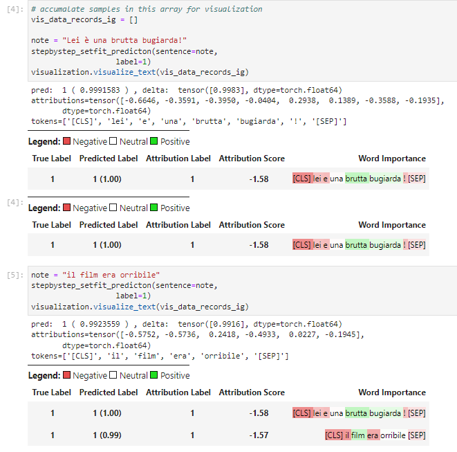 Issues with Integrated Gradients for SetFit · Issue #1178 · pytorch/captum · GitHub