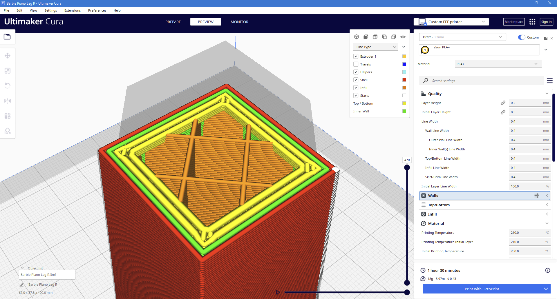 50 B1 Unexpected Fill In Corners · Issue 11978 · Ultimakercura 