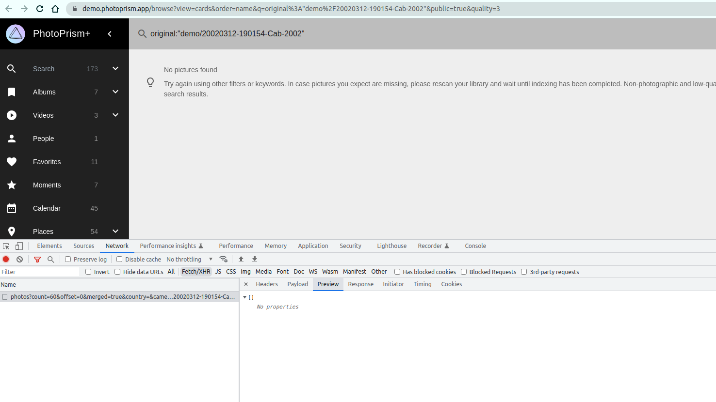 SHORT DESCRIPTION OF THE PROBLEM YOU ARE REPORTING · Issue #2533 · photoprism/photoprism · GitHub
