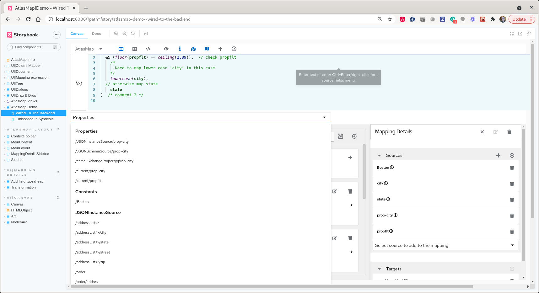 [RFE] Add a list of OOB functions to menu pull-down menu · Issue #3492 · atlasmap/atlasmap · GitHub