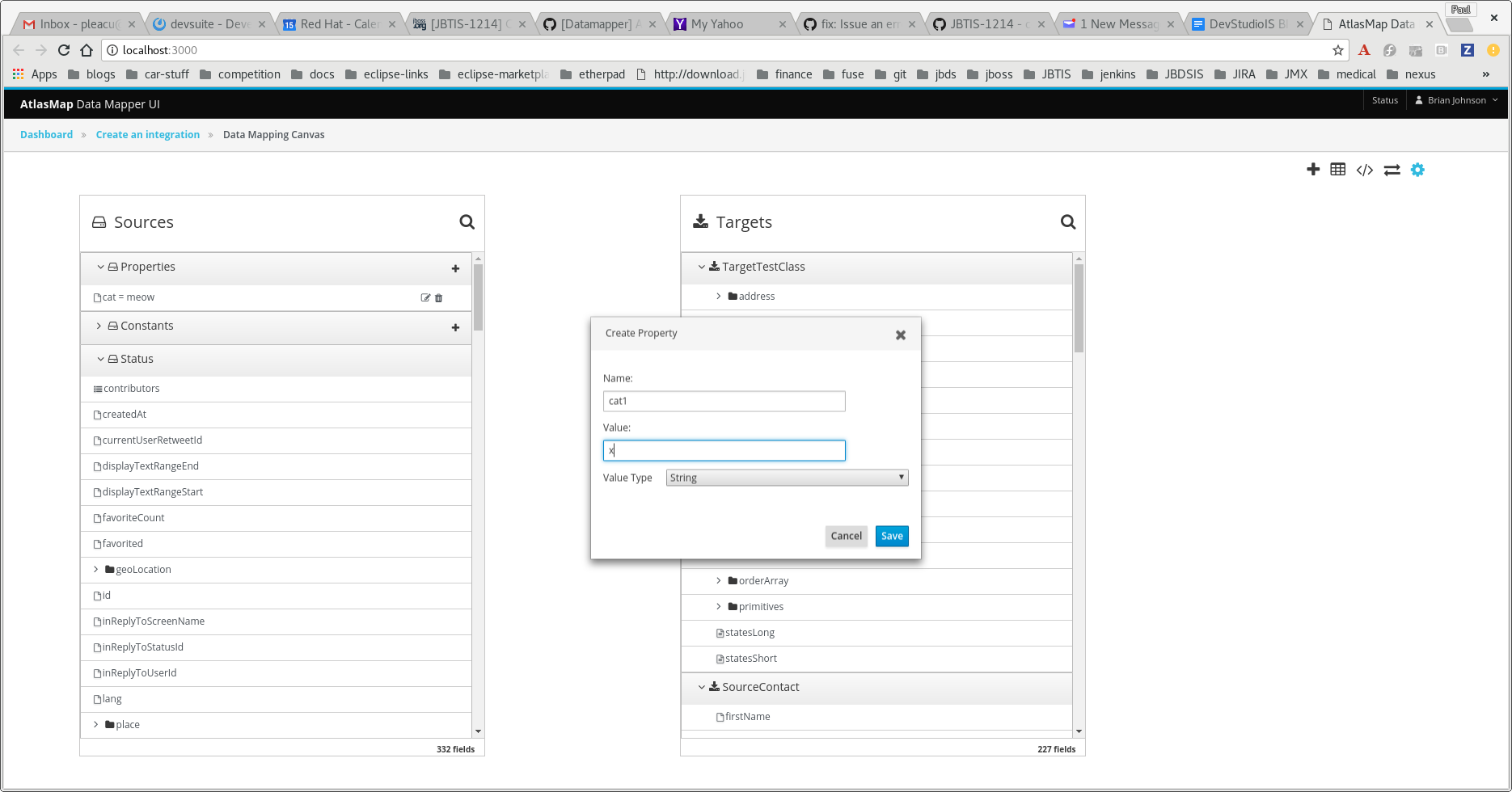 [Datamapper] Adding property with existing name seems allowed but ...