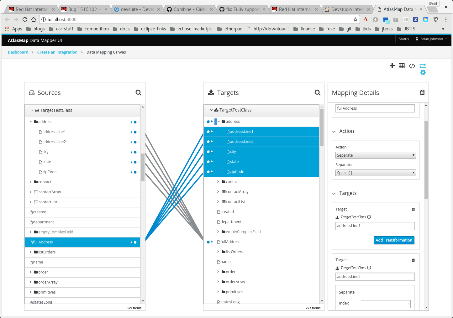 Replace combine/separate mappings with ability to group source/target fields · Issue #244 ...