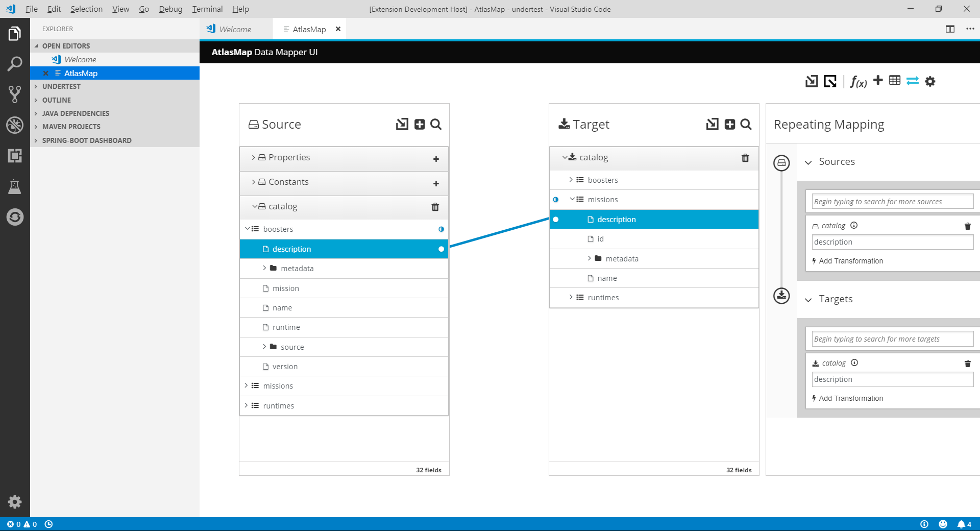 VSCode support - modify AtlasMap geometry to scale correctly to VSCode ...